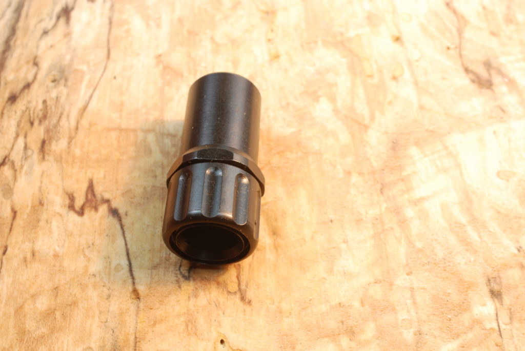 M9×0.75 RH (female) to 1/2″×28 RH (male) Thread Adapter w/ Protector ...