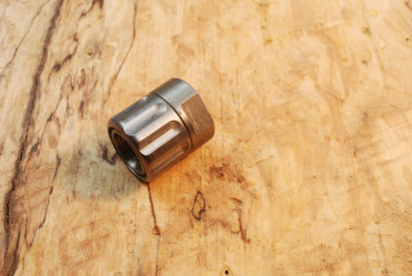 M9×0.75 RH (female) to 1/2″×28 RH (male) STAINLESS Thread Adapter w ...