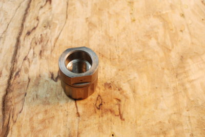 M9×0.75 RH (female) to 1/2″×28 RH (male) STAINLESS Thread Adapter w ...