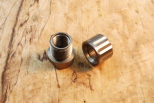 M9×0.75 RH (female) to 1/2″×28 RH (male) STAINLESS Thread Adapter w ...