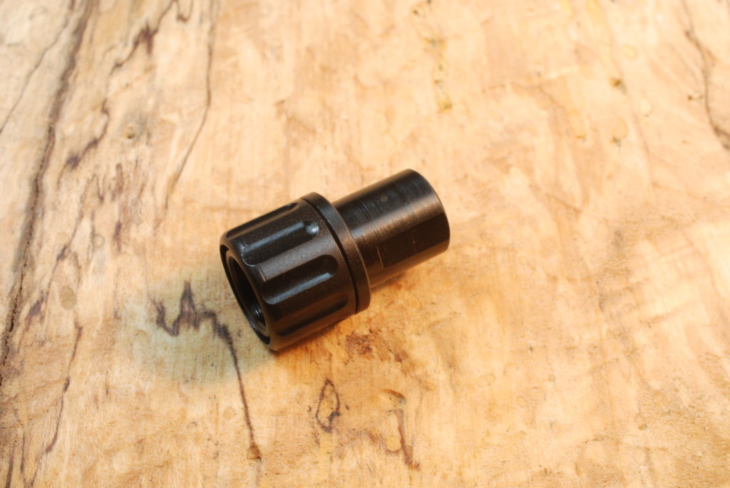 11/32″×24 RH (female) to 1/2″×28 RH (male) Thread Adapter w/ Protector ...