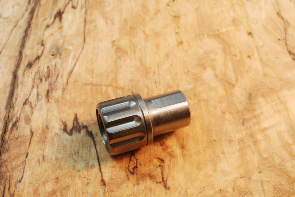 11/32″×24 RH (female) to 1/2″×28 RH (male) STAINLESS Thread Adapter w ...