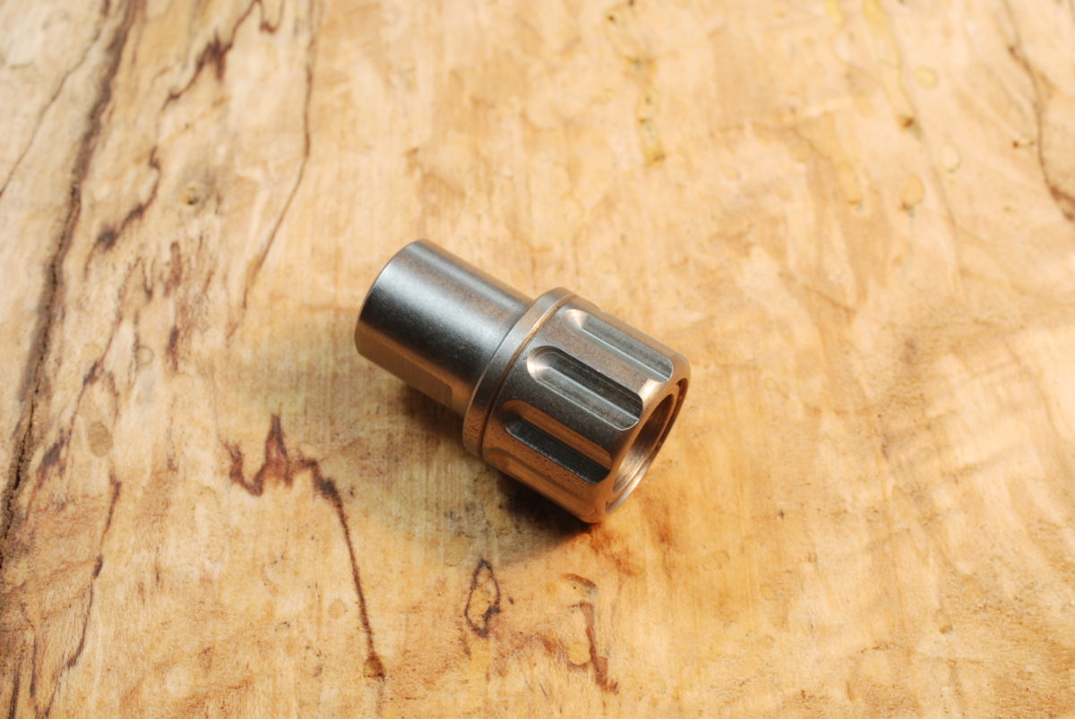 11/32″×24 RH (female) to 1/2″×28 RH (male) STAINLESS Thread Adapter w ...