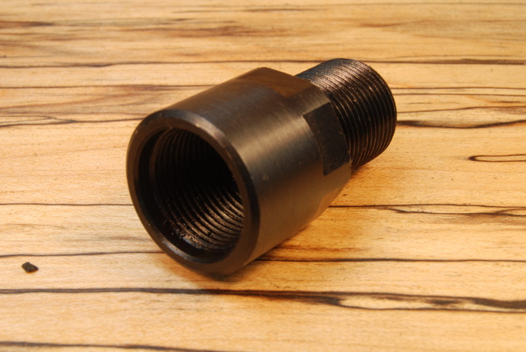 M14.5×1 LH (female) to M16×1 LH (male) Thread Adapter [FOR: 40 S&W ...
